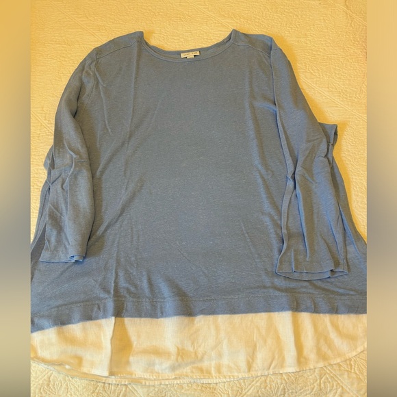J. Jill | Tops | Gently Worn Jjill Lightweight Lgt Blue Xl Tunic ...